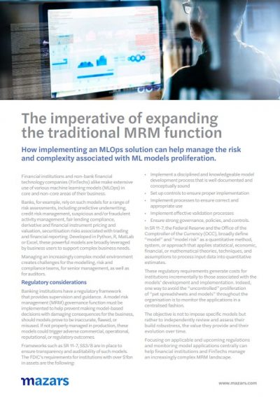 The imperative of expanding the traditional MRM function | Let's talk ...